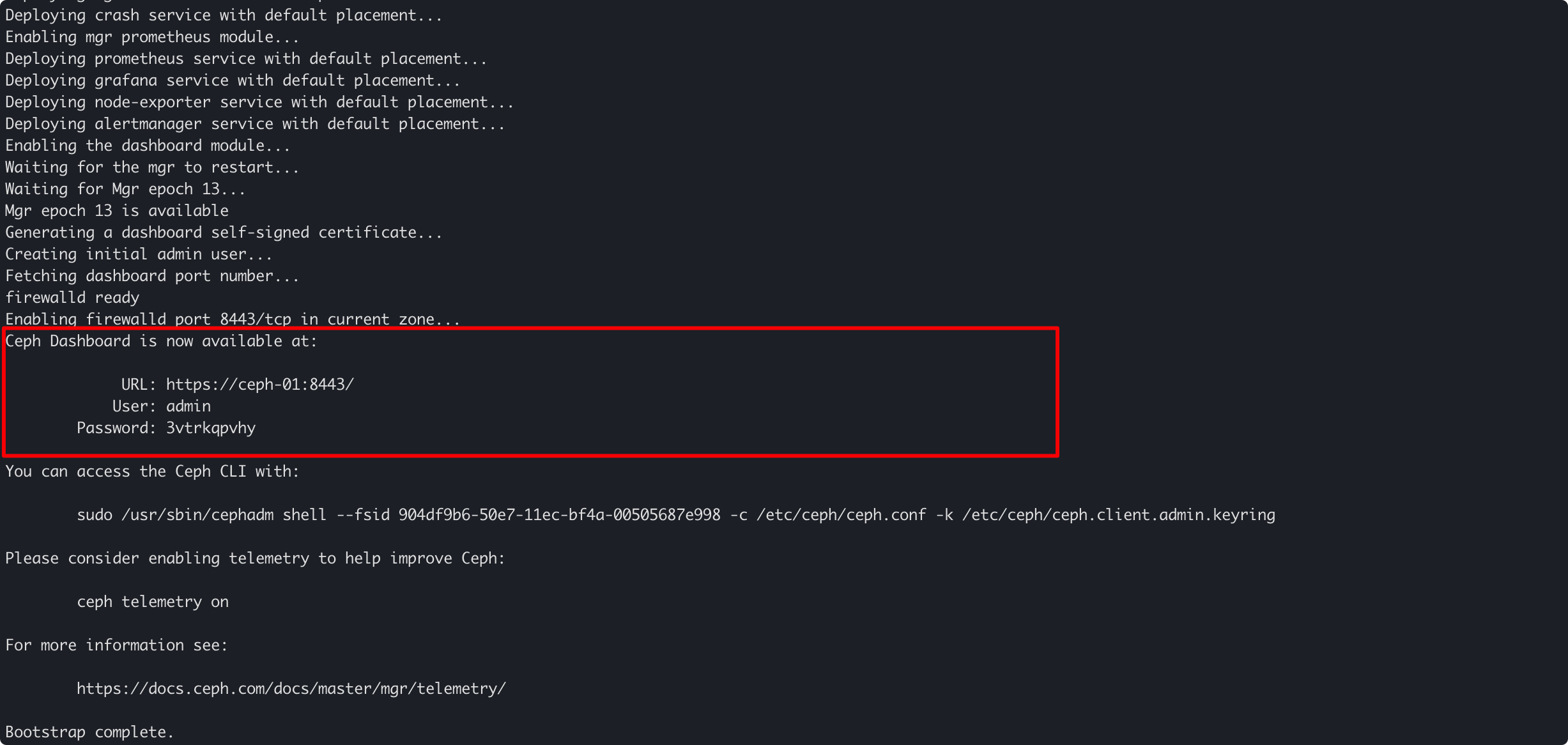 Lab03 Ceph存储集群实践 | 软院云平台文档